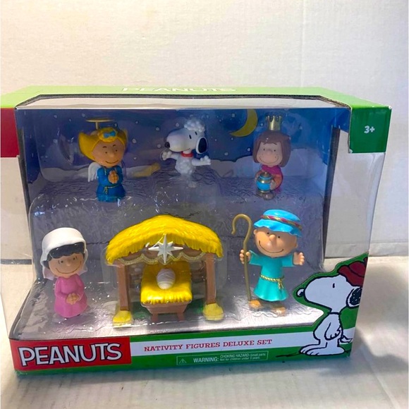 Peanuts | Holiday | New Peanuts Charlie Brown Snoopy Action Figures Toy ...